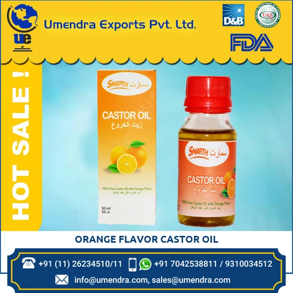 Smarth 100% Pure Orange Flavor 50 Ml - Buy Castor Oil,Flavored Castor ...