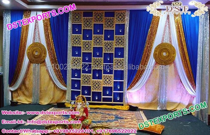 Designer Muslim Wedding Stage Backdrop,Pakistani Wedding Arch Backdrop ...