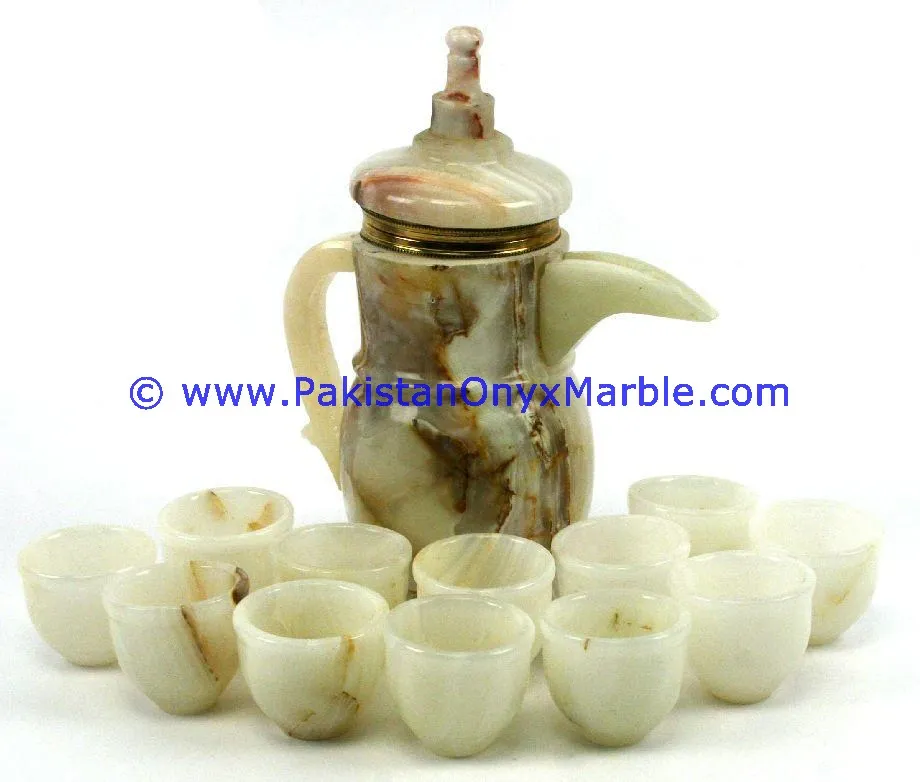 Onyx Tea Set With 6 Pc Cup And Tea Pot - Buy Good Design Ancient Green ...