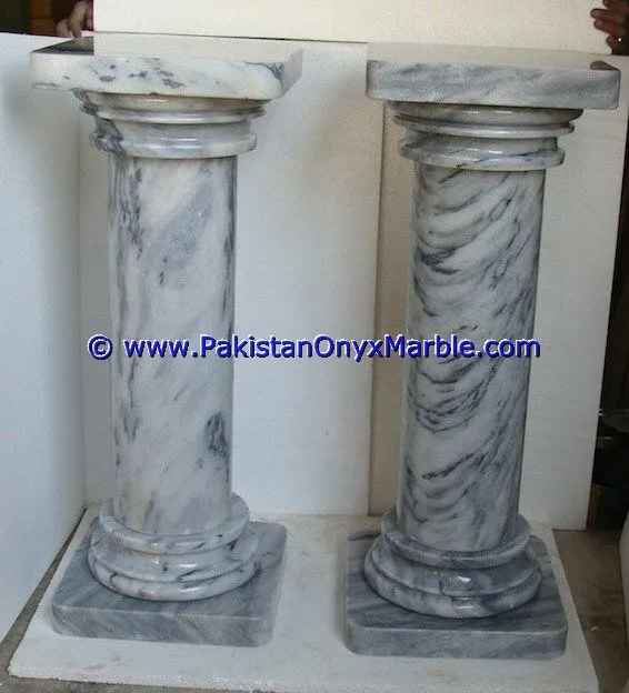 Natural Stone Badal Gray Marble Pedestals - Buy Natural Color Badal ...