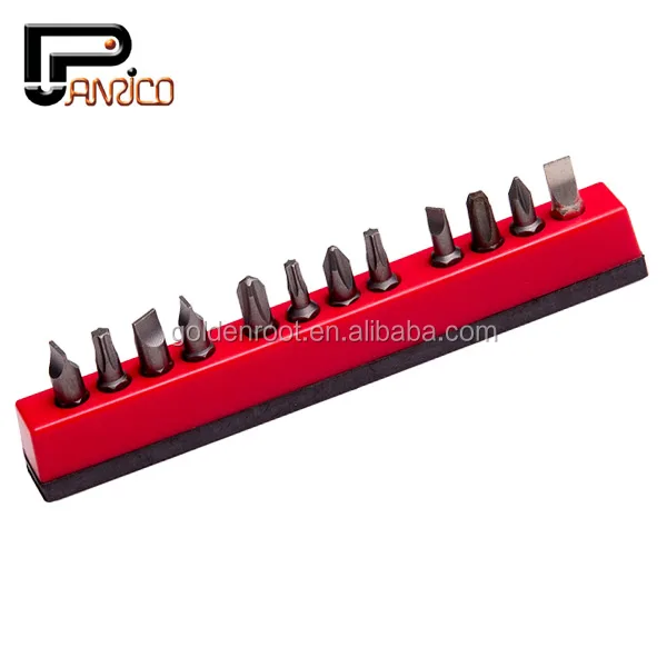 12 Hole Magnetic Bits Organizer Tray Holder Hex Bit Organizer With ...