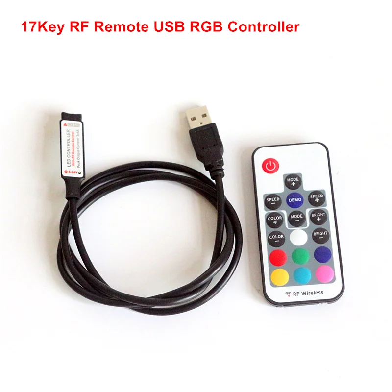 DC5V-24V 3keys/24keys,17keys/44keys RF Wireless Mini Remote Controller ...