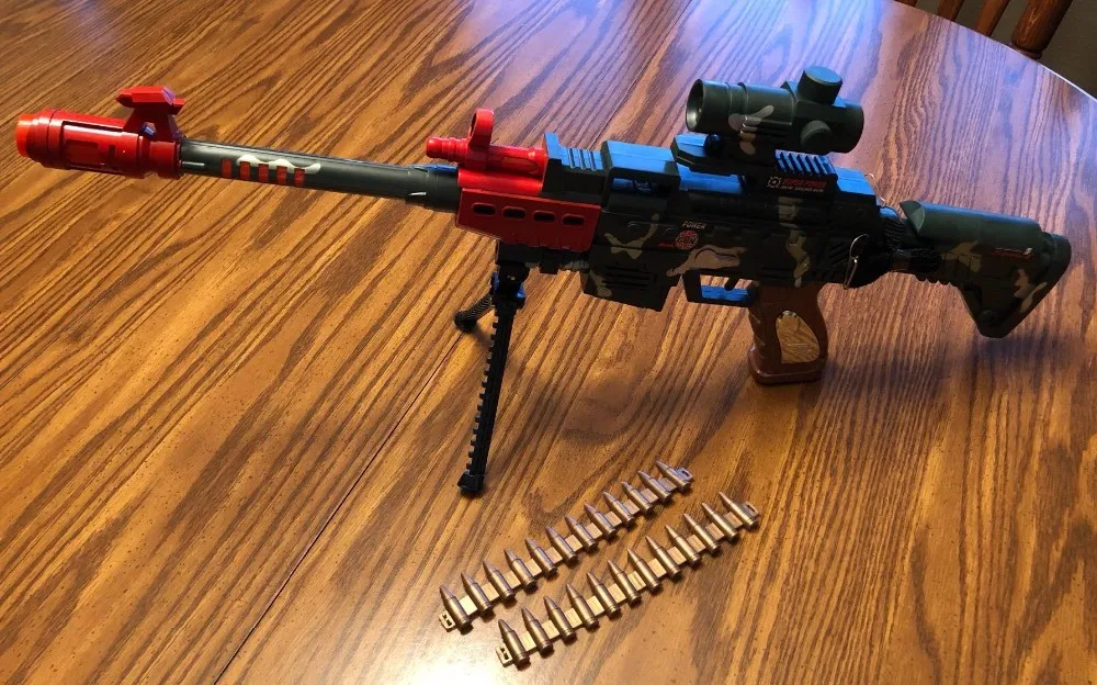 Union World Combat Military Mission Machine Gun Toy for Boys