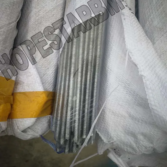 Hot Dipped Galvanized Threaded Stud/h.d.g Threaded Rod/hot Dip ...