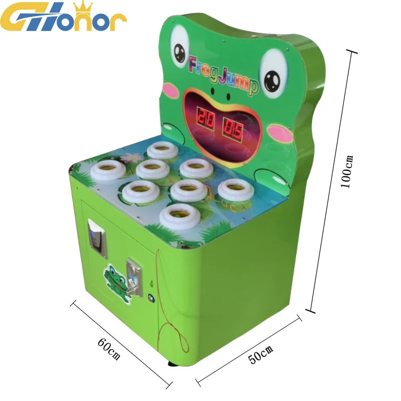 Indoor Kids Amusement Park Hammer Hit Frog Game Machine Frog Jump ...