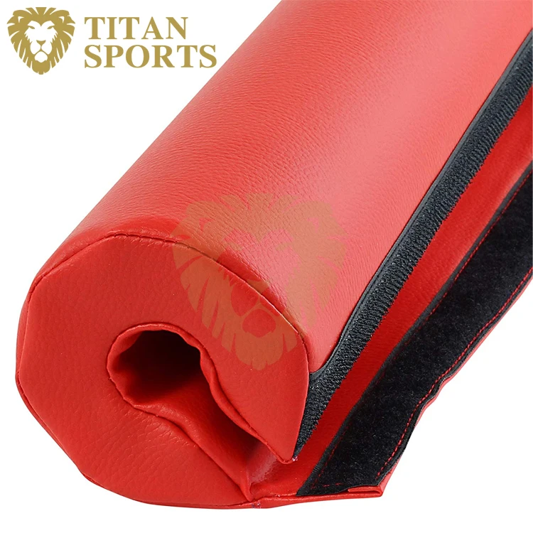 Pu Leather Barbell Bar Wrap Pad For Weightlifting - Buy Barbell Wrap ...