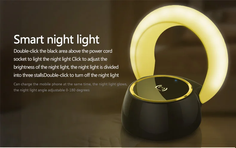 New Style Induction Wireless Charger,10w Led Night Light,5v/2a Wireless ...
