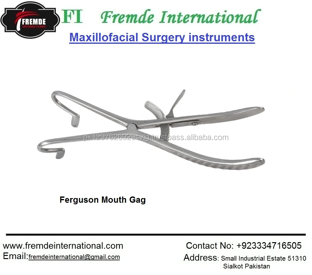 Ferguson Mouth Gag CE Certified - Reliable Surgical Instrument