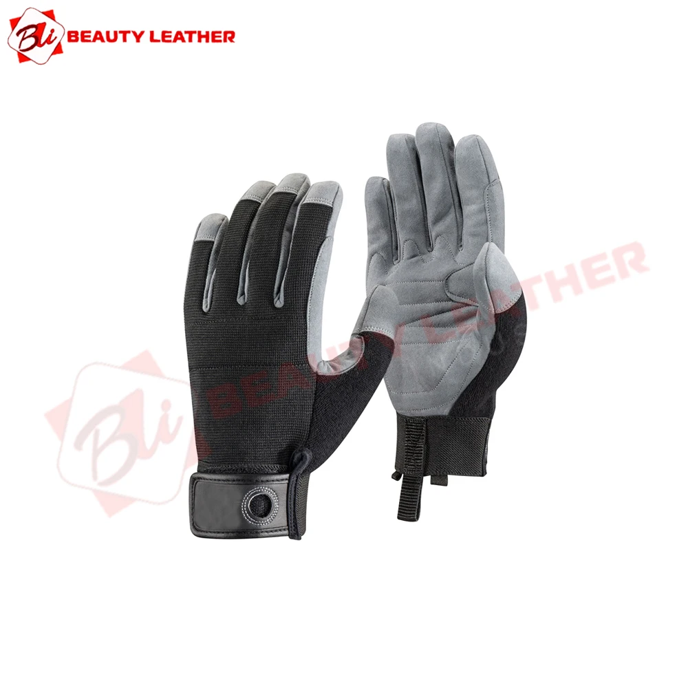 Leather Fast Rope Rappeling Gloves - Buy Tactical Rappelling Gloves ...