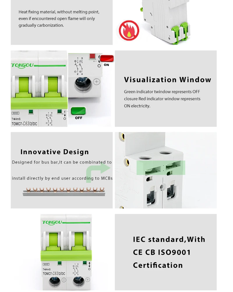 เบรกเกอร์24vdc Mcb 48v Dc Mcb 2เสา110v Dc Mcb - Buy Circuit Breaker ...
