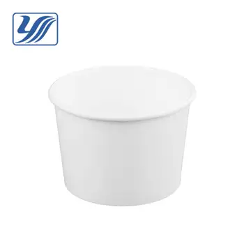 112mm 16oz 520cc Disposable Paper Soup Bowl - Buy White Paper ...