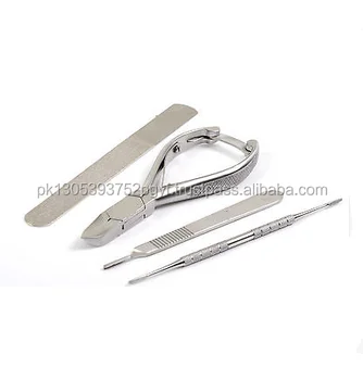 Podiatry Chiropody Instruments 4 Piece Set Premium Stainless Steel ...