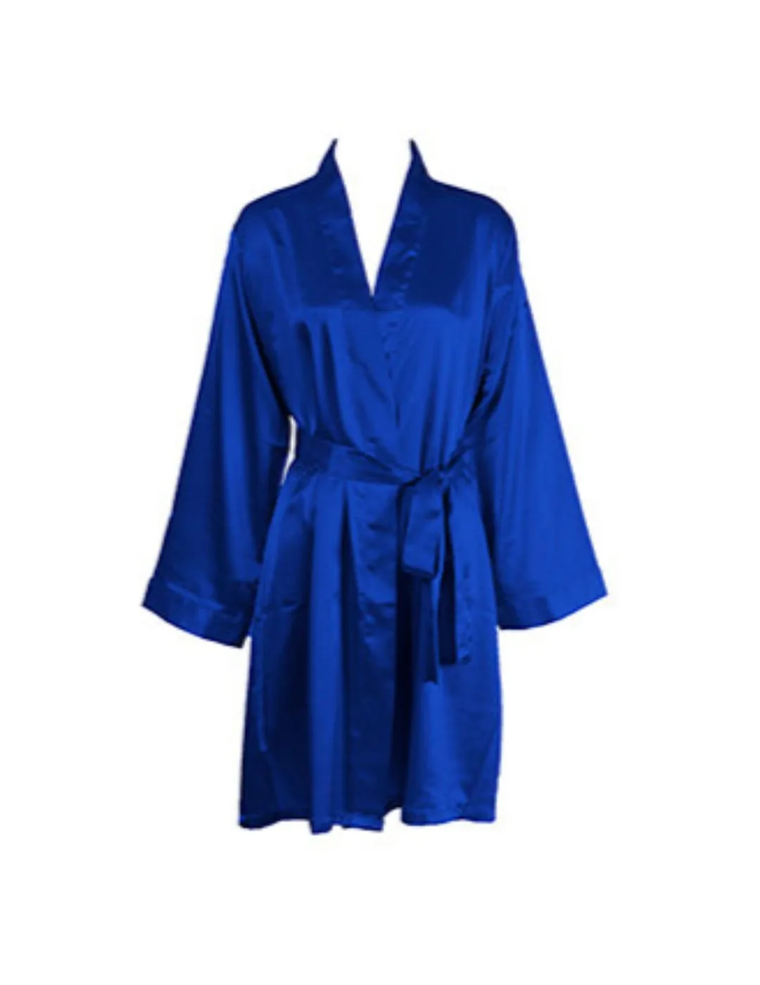 Royal Blue Poly Silk Robes For Women - Buy Red Poly Silk Robe,Polyester ...