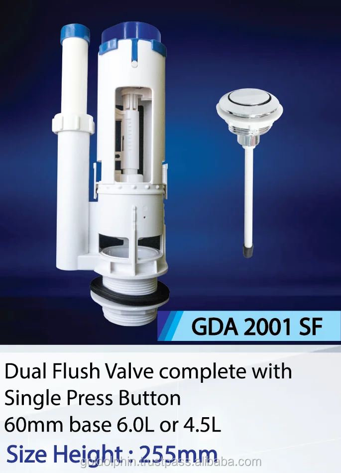 One-piece Single Flush Valve Dual Flush Valve Complete With Single ...