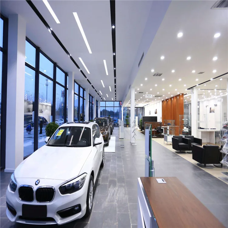 High Quality Prefabricated Steel Structure Glass 4s Car Shop Showroom ...