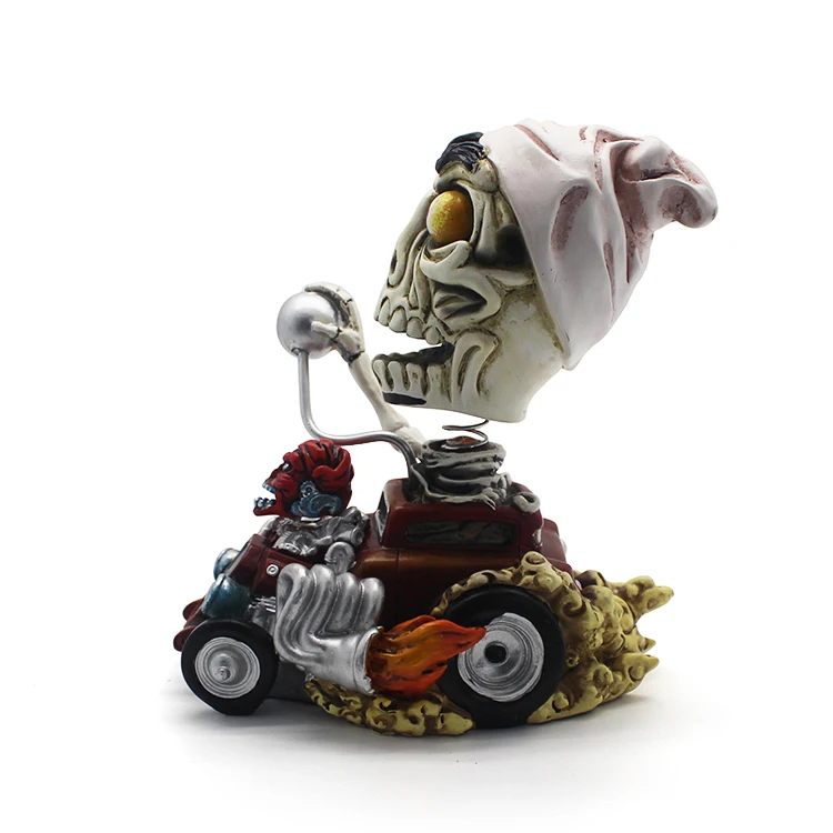 Halloween Funny Human Skeleton Zombie Bobble Head Custom Resin Funny ...