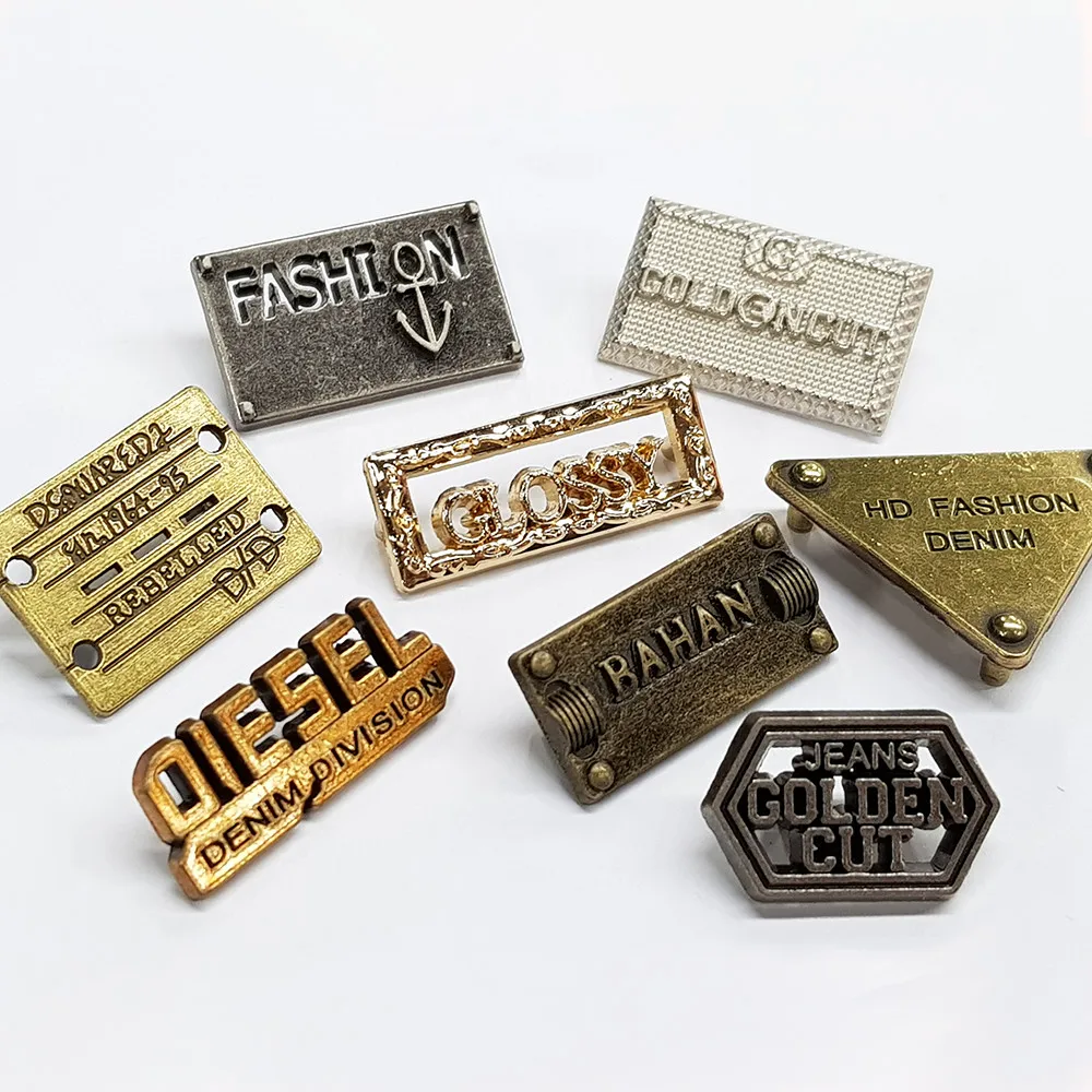 Custom Garment Clothing Metal Label Buy Custom Metal Label Metal 