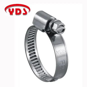 Stainless Steel Metal Hose Adjustable Round Clamp - Buy German Type ...