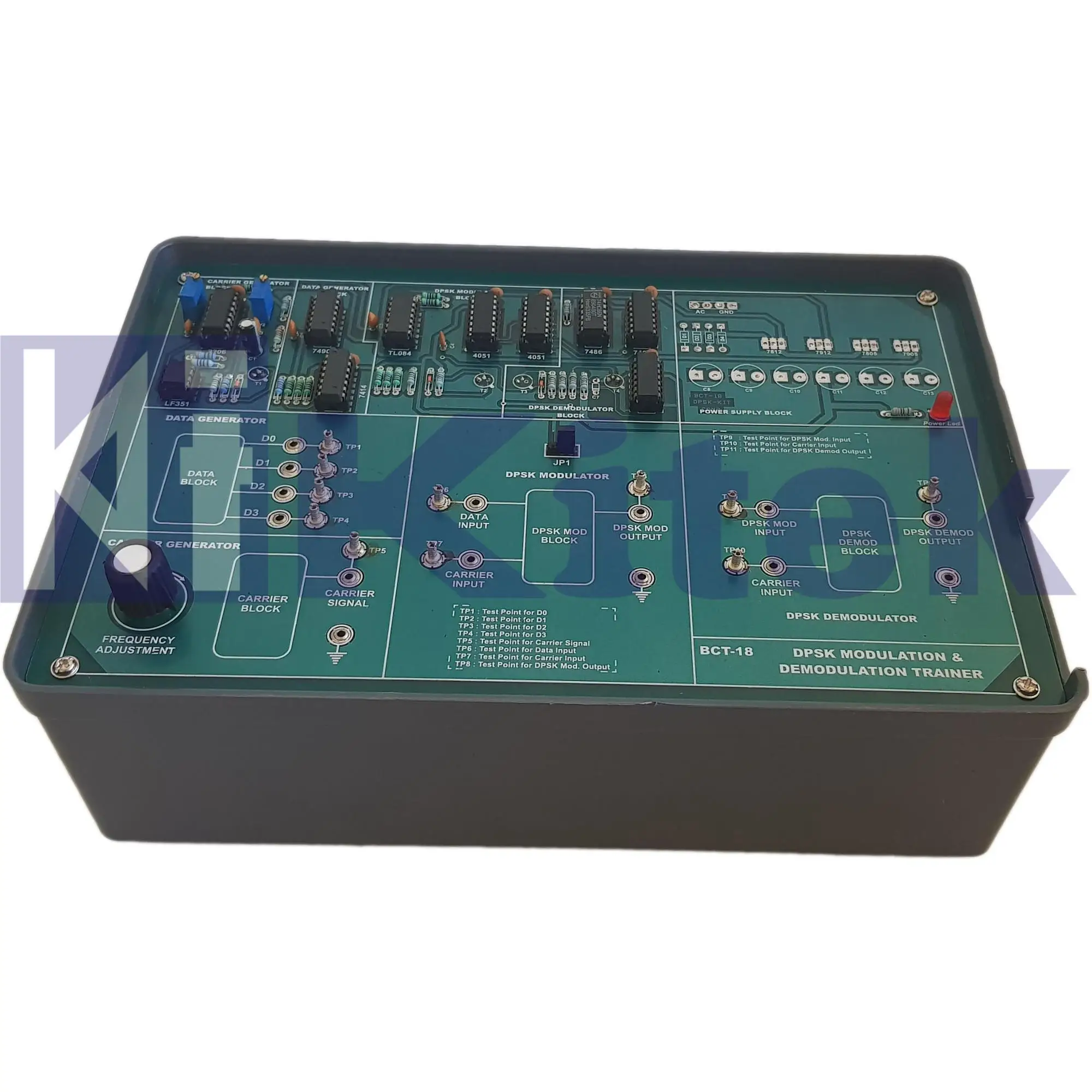 DPSK Communication Trainer Kit - Digital Modulation Training