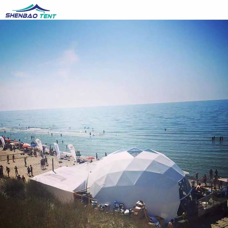 Outdoor Aluminum Geodesic Dome Tent - Hurricane Proof for Events, Trade ...