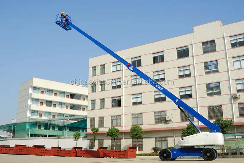 High Rise Hydraulic Boom Lift Equipment For Window Building Cleaning ...