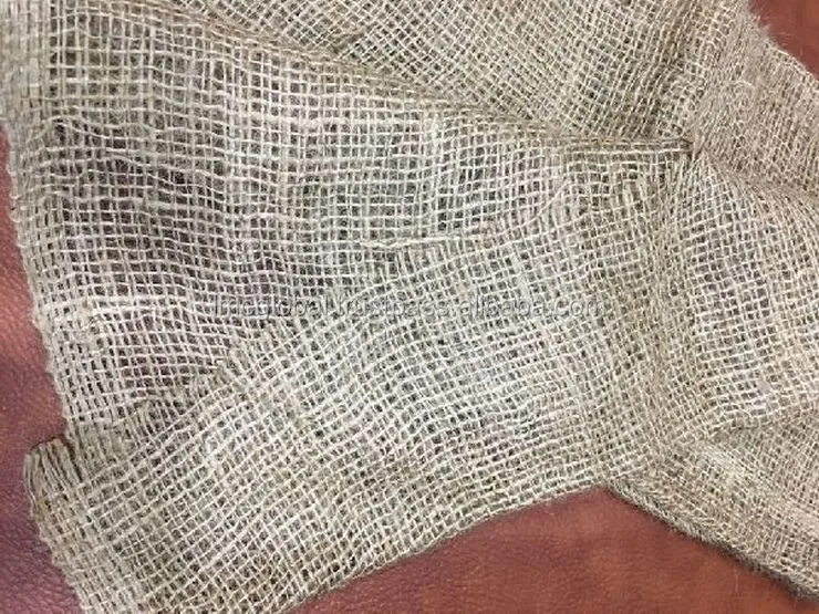 Natural Color Jute Hessian Fabric - Sustainable & Versatile