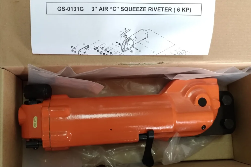 3" PNEUMATIC RIVET "C" SQUEEZER (GS-0131G) Products from GOLCONDA ...