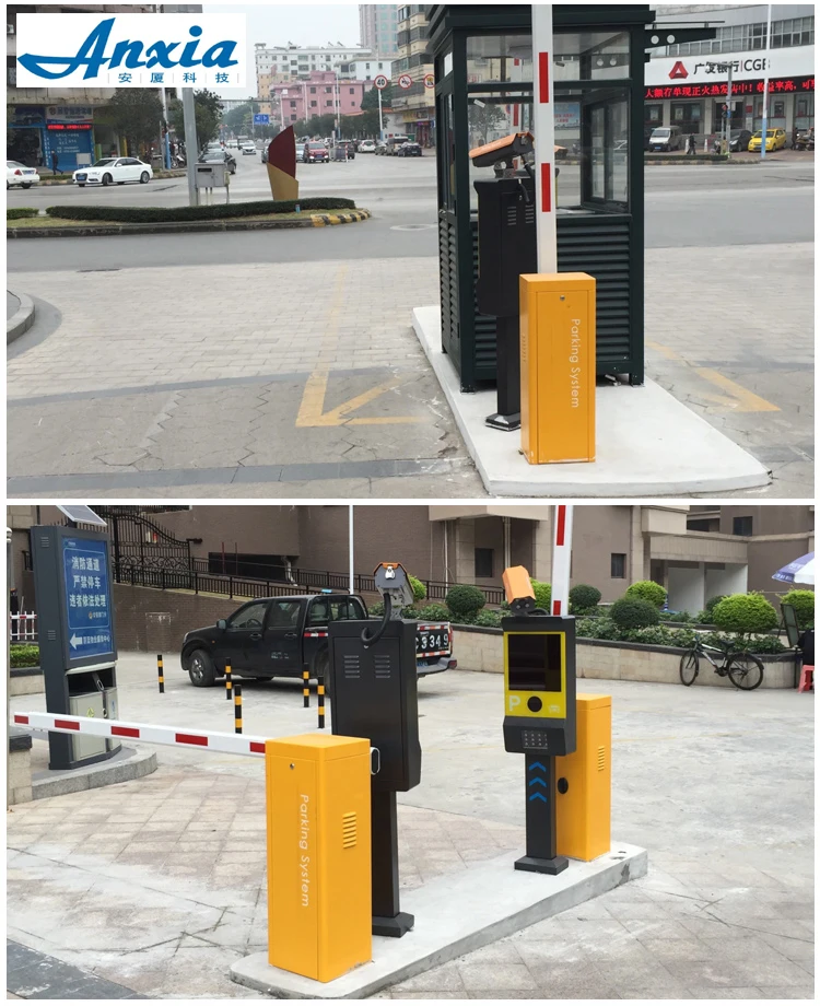 Anxia Lpr System With Automatic Car Parking Boom Barrier Gate - Buy ...