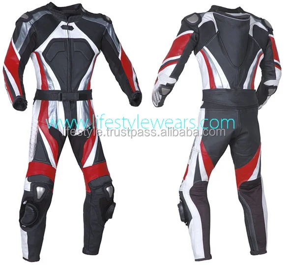 One Piece Motorcycle Leather Suit White Leather Motorcycle Suit Leather ...