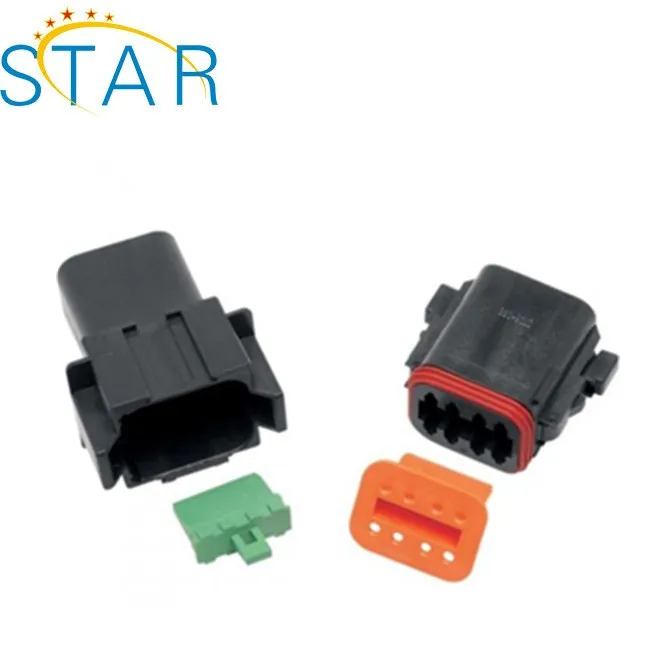 Deutsch Equivalent Connector Black 8 Pin Dt Series Connector - Buy ...