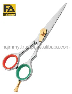 Barber Shears Convex/Bevel Edge Satin Finished Hair Cutting Scissors ...