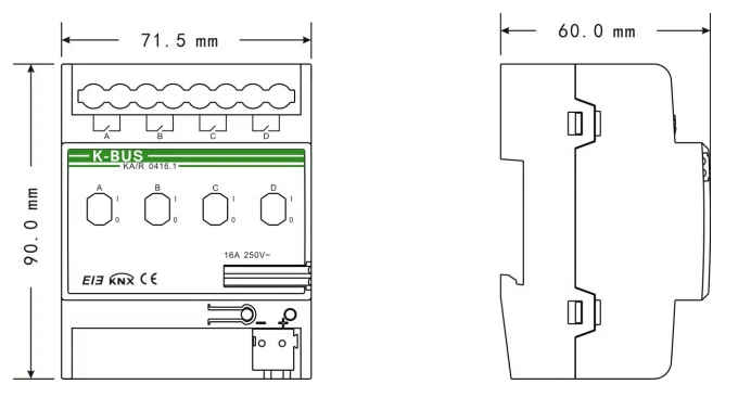 2017 Factory Directly Eib/knx Gvs K-bus Smart Home Building Control ...