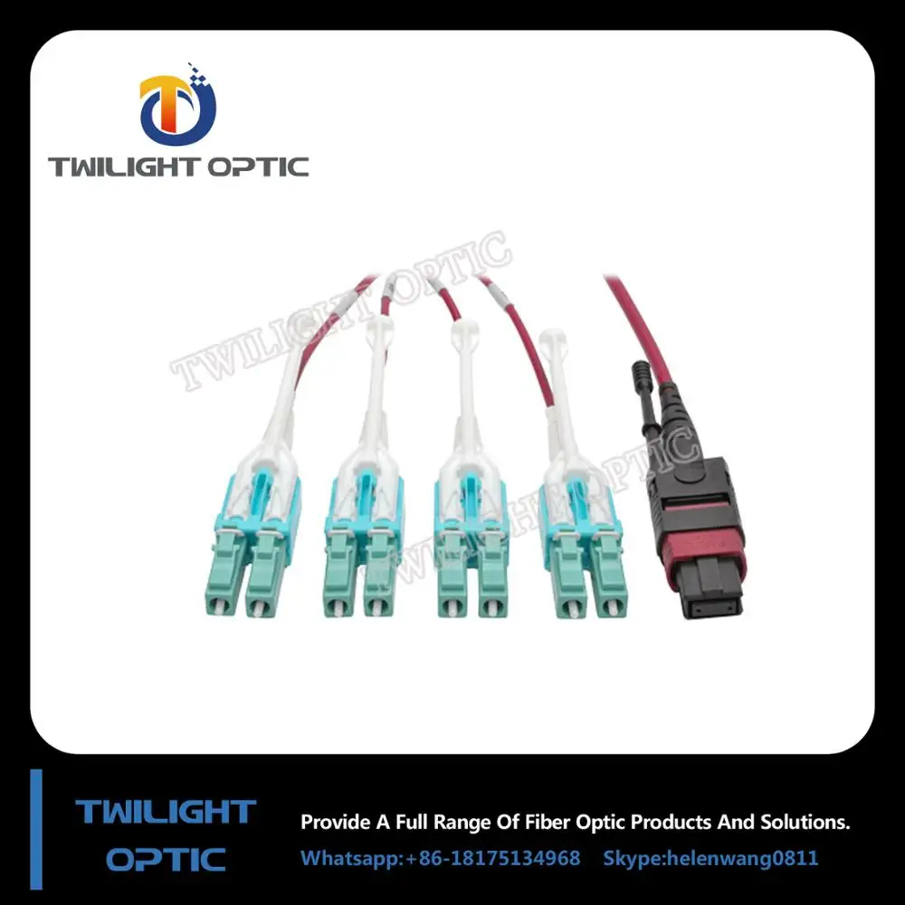 Mtp/mpo Fan-out Câble Avec Push Pull Tab Connecteurs - Buy Push/pull ...