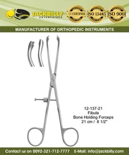 Farabeuf Lambotte Bone Holding Forceps Adjustable With Ratchet ...