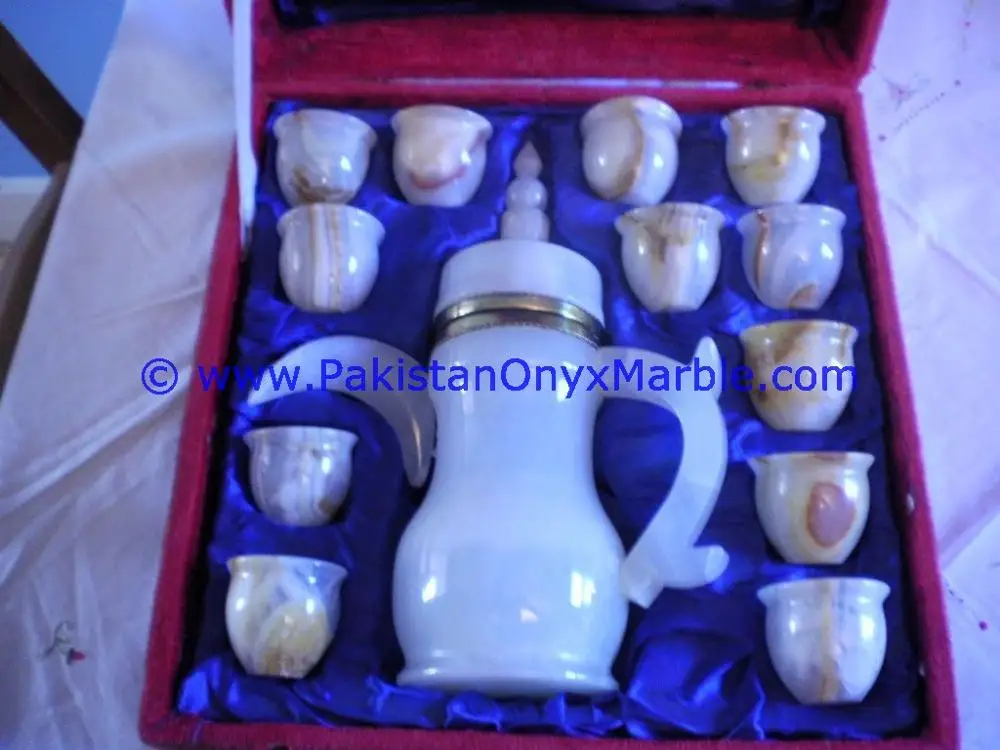 Onyx Tea Set With 6 Pc Cup And Tea Pot - Buy Good Design Ancient Green ...