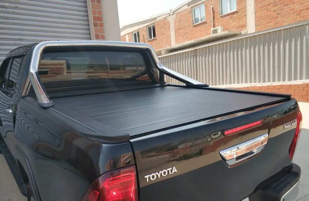 Aluminium Automatic Roller Lid Rollback Shutter For Toyota Hilux With ...