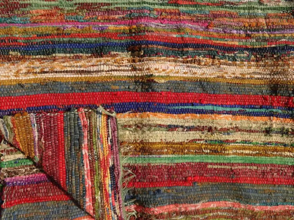 Indian Hand Loom Art Living Room Rugs Carpets Ethnic Dhurrie Vintage ...