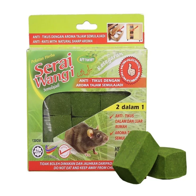 Serai Wangi Afy Haniff Natural Non Poison Anti-rat 130gm Herbal Rat ...