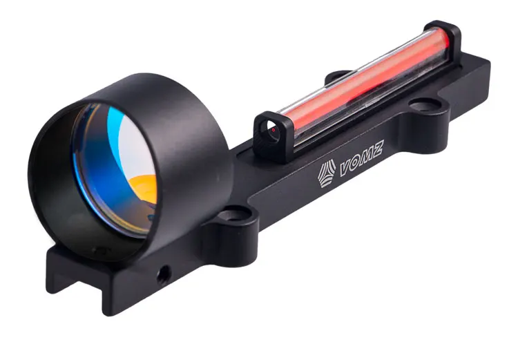 Ans Lightweight Red Fiber Optic Sight 1x Red Dot Sight Hunting Scope ...