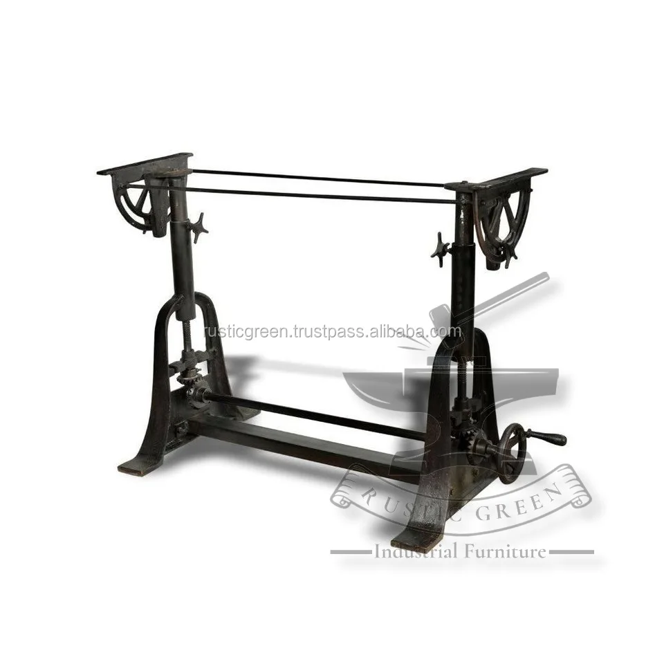 Industrial Vintage Drafting Table Base - Buy Hand Crank Adjustable ...