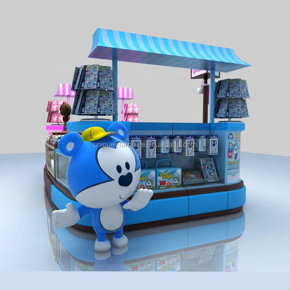 Commercial Mall Plush Toy Display Kiosk Design & Toy Display Stand For ...