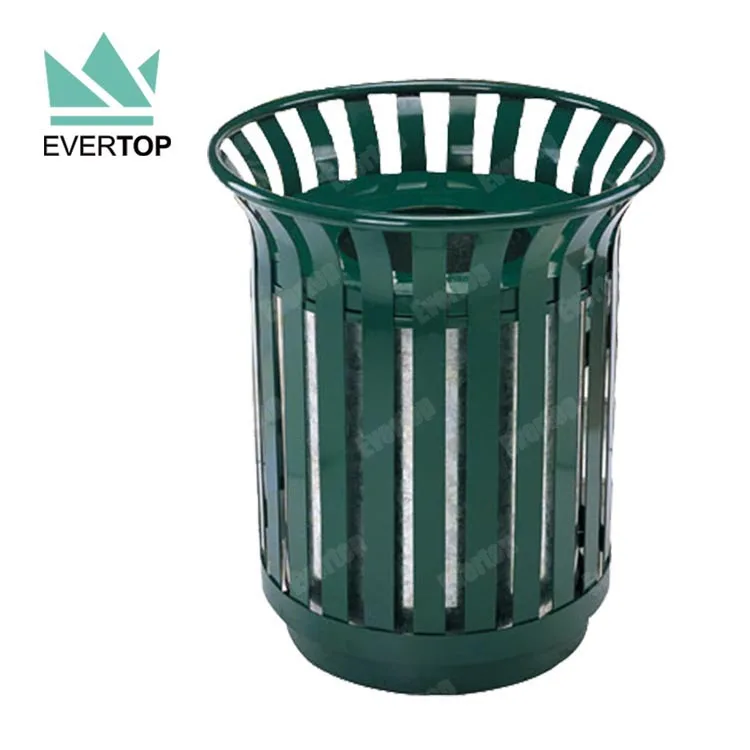 Colored Bin Funnel Lid Outdoor Dustbin - Sustainable & Durable