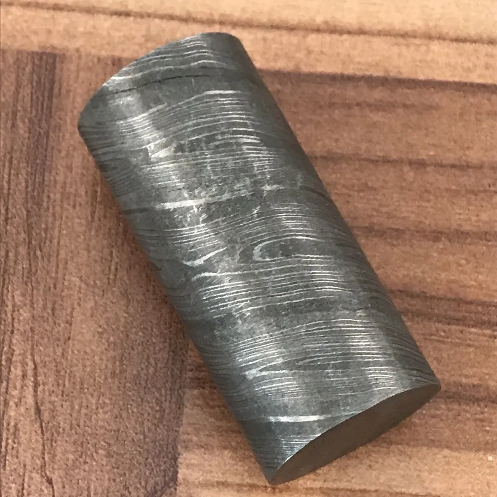 Custom Handmade Damascus Steel Round Bar For Making Jewelry - Buy ...