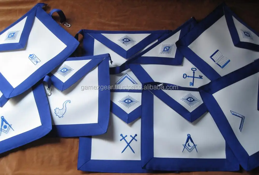 Highest Quality Masonic Master Masons Apron And Accessories - Buy Hand ...