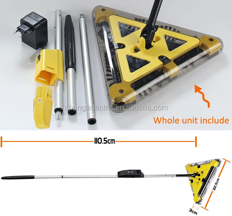 Rechargeable Cordless Triangle Shape Sweeper - Buy Triangle Shape ...