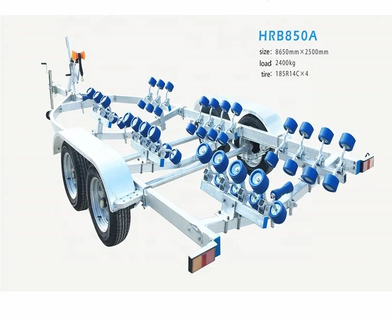 8-PCS Wobble Rollers Brackets for Boat Trailer - Durable & Reliable