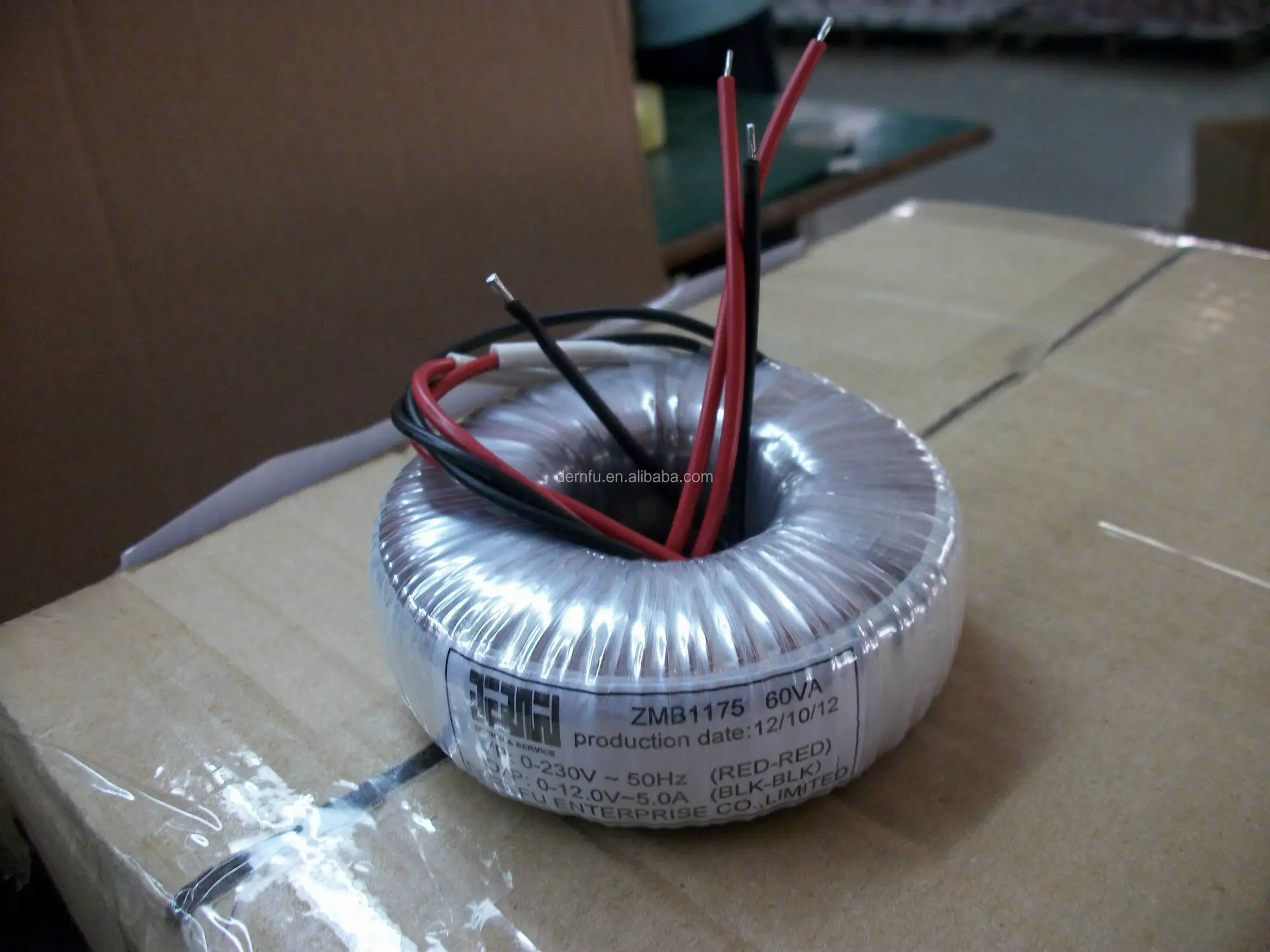 Annular Transformer 60va Input 230v 50hz Output 12v 5a For Cnc Machine ...