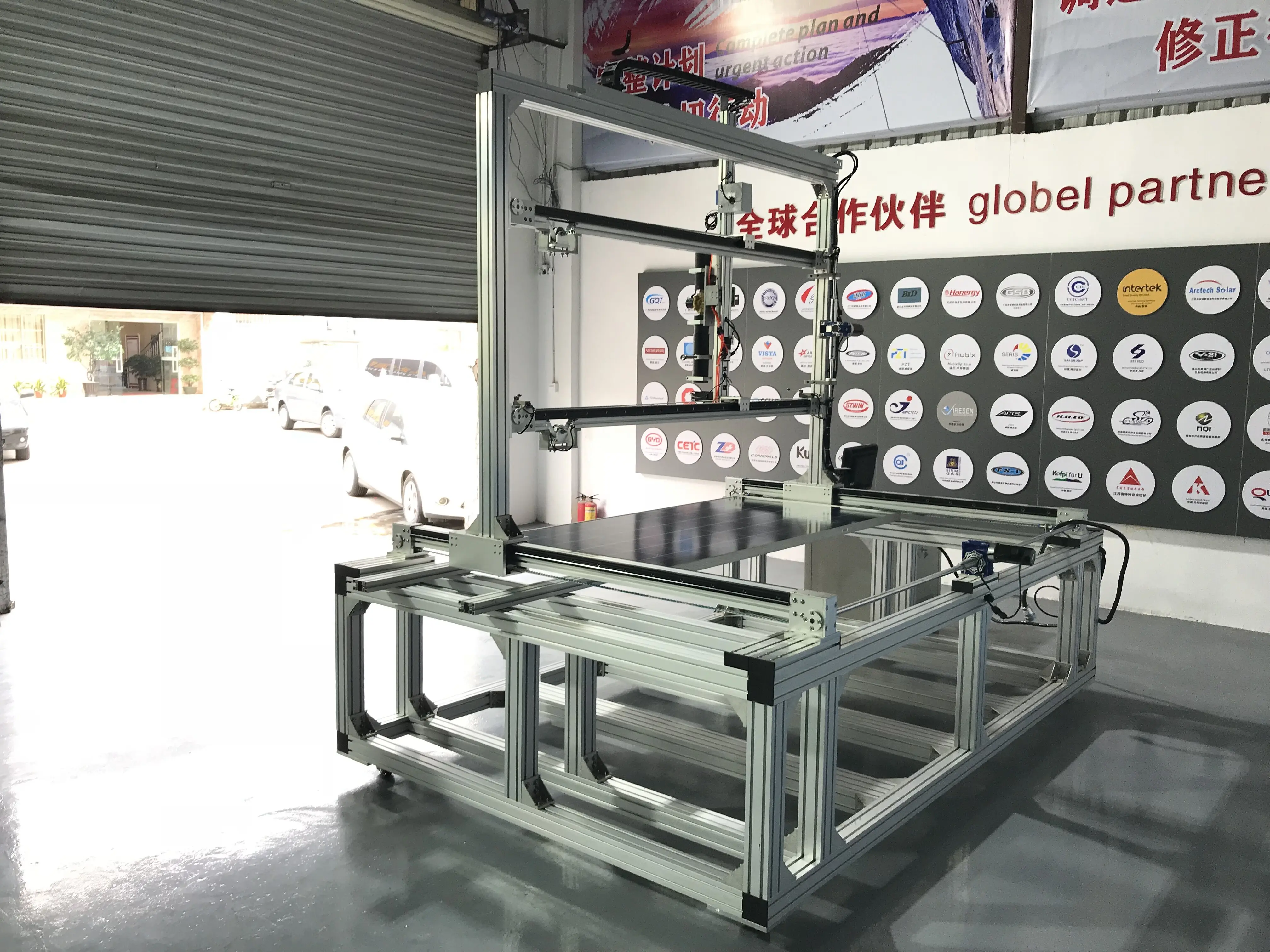 Solar Panel Pv Module Resistance Impact Testing Machine / Hail Hit ...