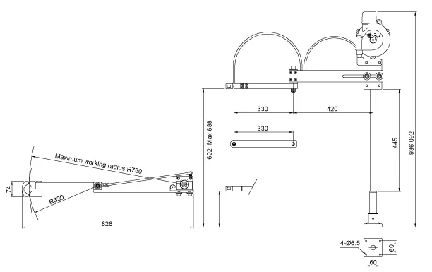 Ergonomic Design Swivel Torque Reaction Arm For Air Tool - Buy Torque ...