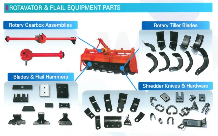 Rotavator And Flail Equipment Parts - Buy Rotavator Blade,Rotavator ...